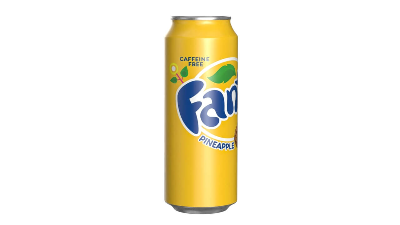 Fanta Pineapple Drink Can 500ml 14 - 3D Model by ERTAN ZORLU