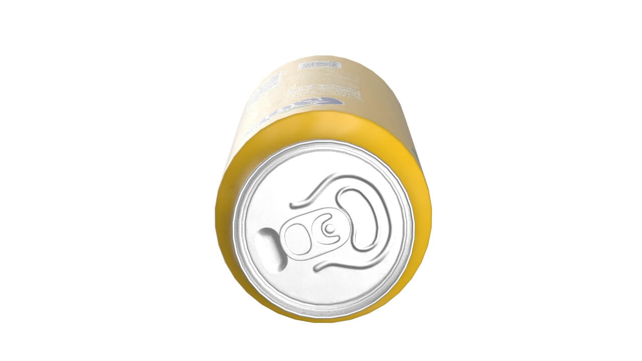 Fanta Pineapple Drink Can 500ml 14 - 3D Model by ERTAN ZORLU