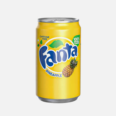 Fanta Pineapple Drink Can Sleek 200ml 03 - 3D Model by ERTAN ZORLU