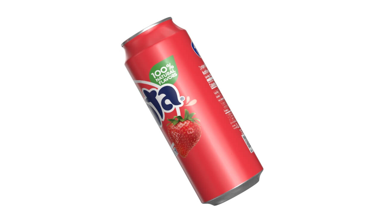 Fanta Strawberry Drink Can 500ml 14 - 3D Model by ERTAN ZORLU