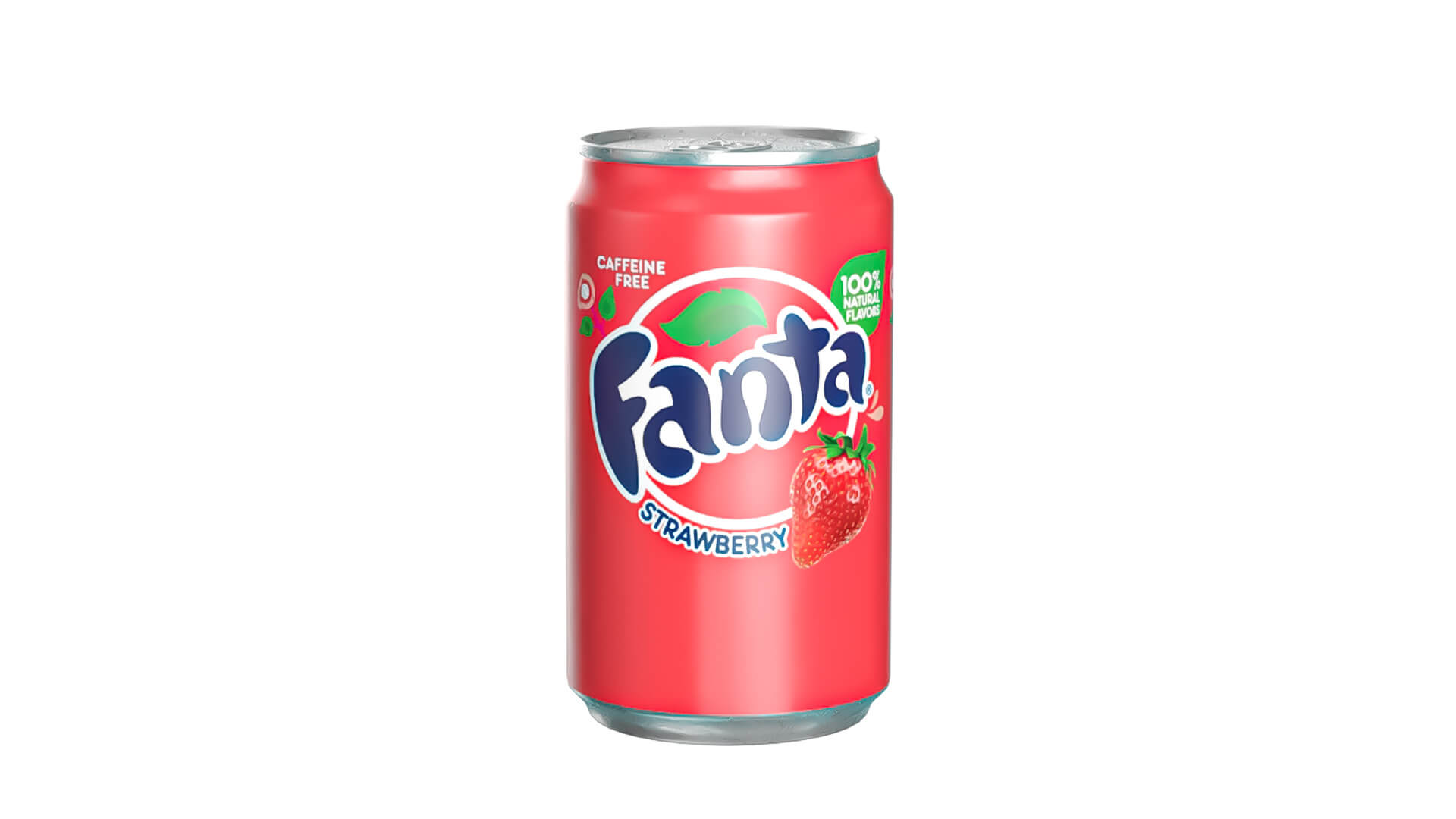 Fanta Strawberry Drink Can Sleek 200ml 03 - 3D Model by ERTAN ZORLU