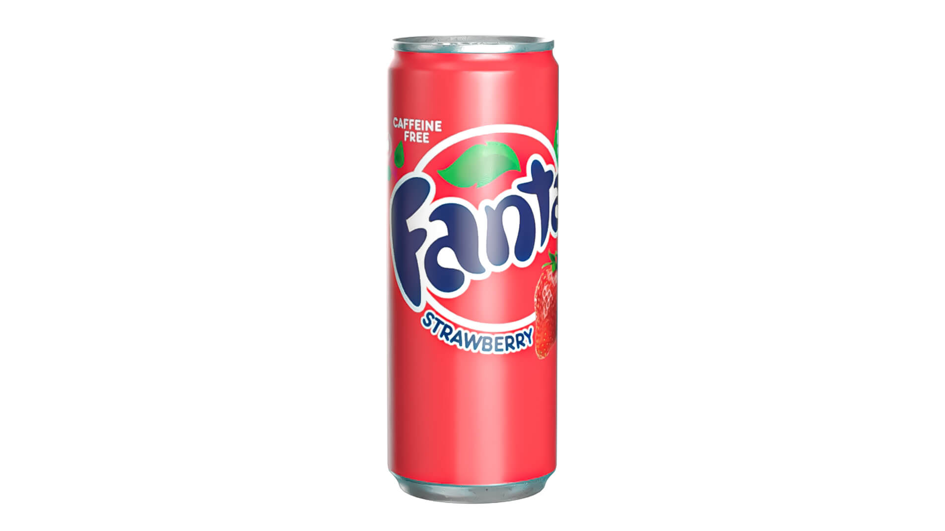 Fanta Strawberry Drink Can Slim 250ml 02 - 3D Model by ERTAN ZORLU