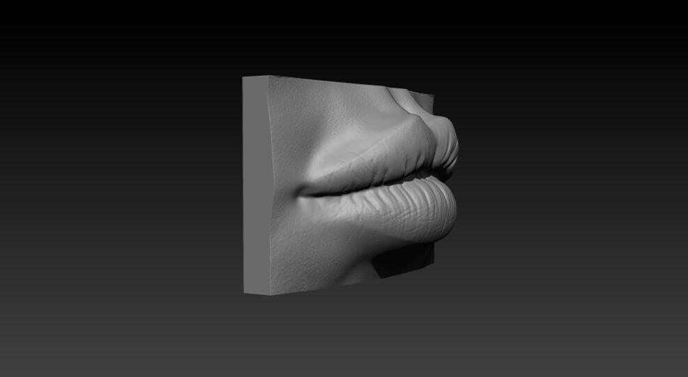 Female Lips - 3D Print Model by ERTAN ZORLU