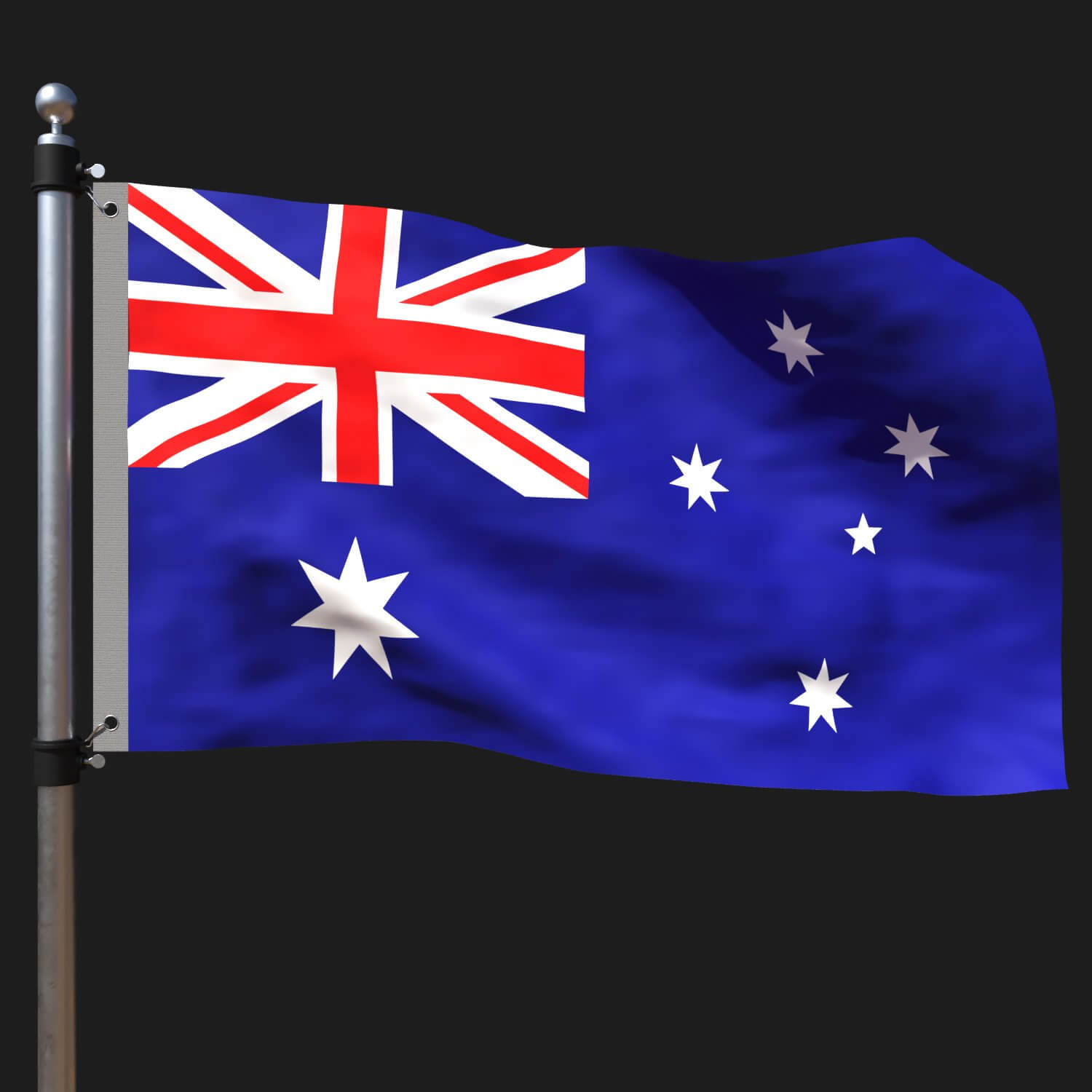 Flag of Australia - 3D Model by ERTAN ZORLU