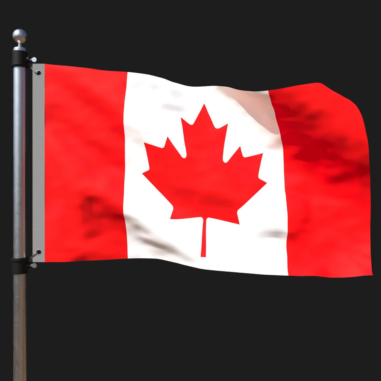 Flag of Canada - 3D Model by ERTAN ZORLU