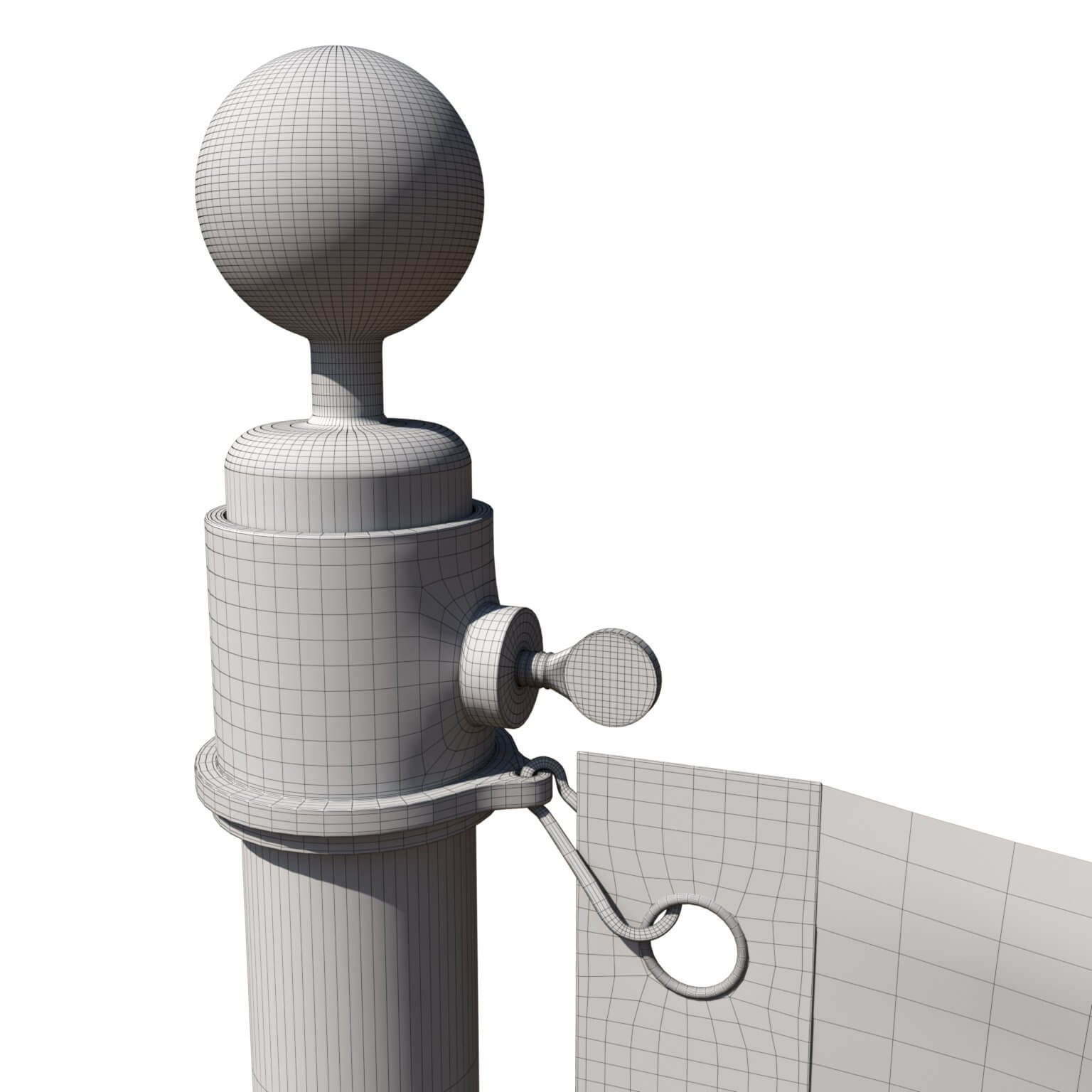 3d Model Of Cuba Flag