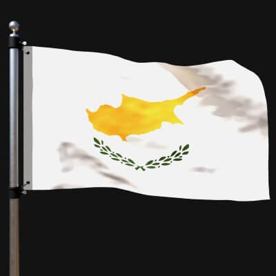 Flag of Cyprus - 3D Model by ERTAN ZORLU