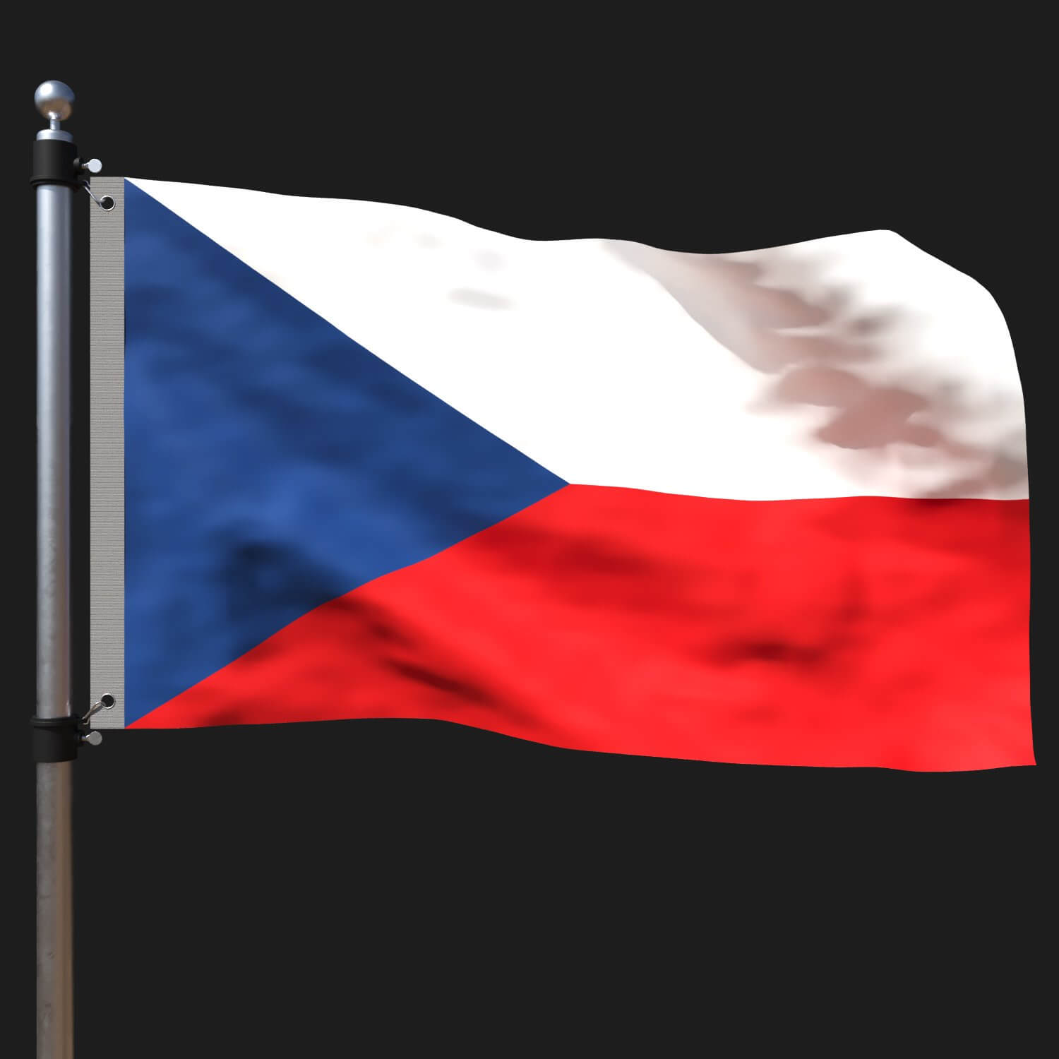 Flag of Czech Republic - 3D Model by ERTAN ZORLU