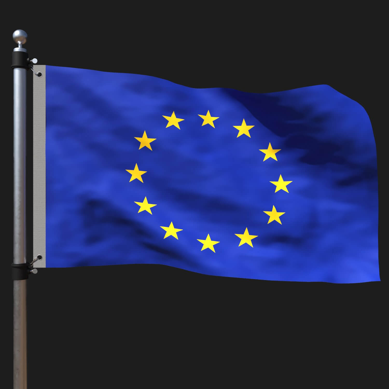 Flag of Europe - 3D Model by ERTAN ZORLU