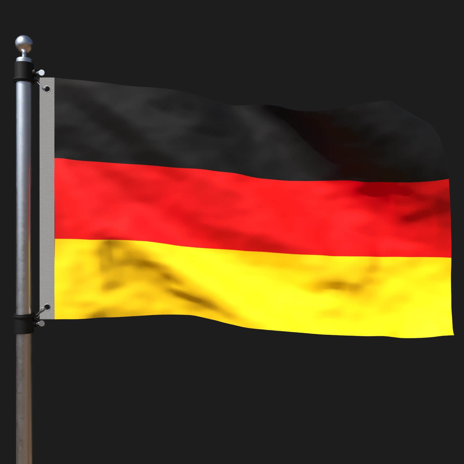 Flag of Germany - 3D Model by ERTAN ZORLU