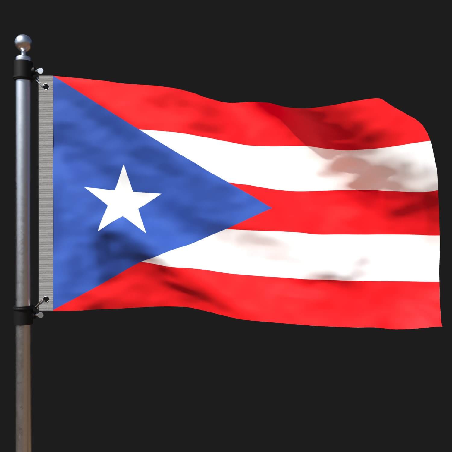 Puerto Rican Flag Waving Gif