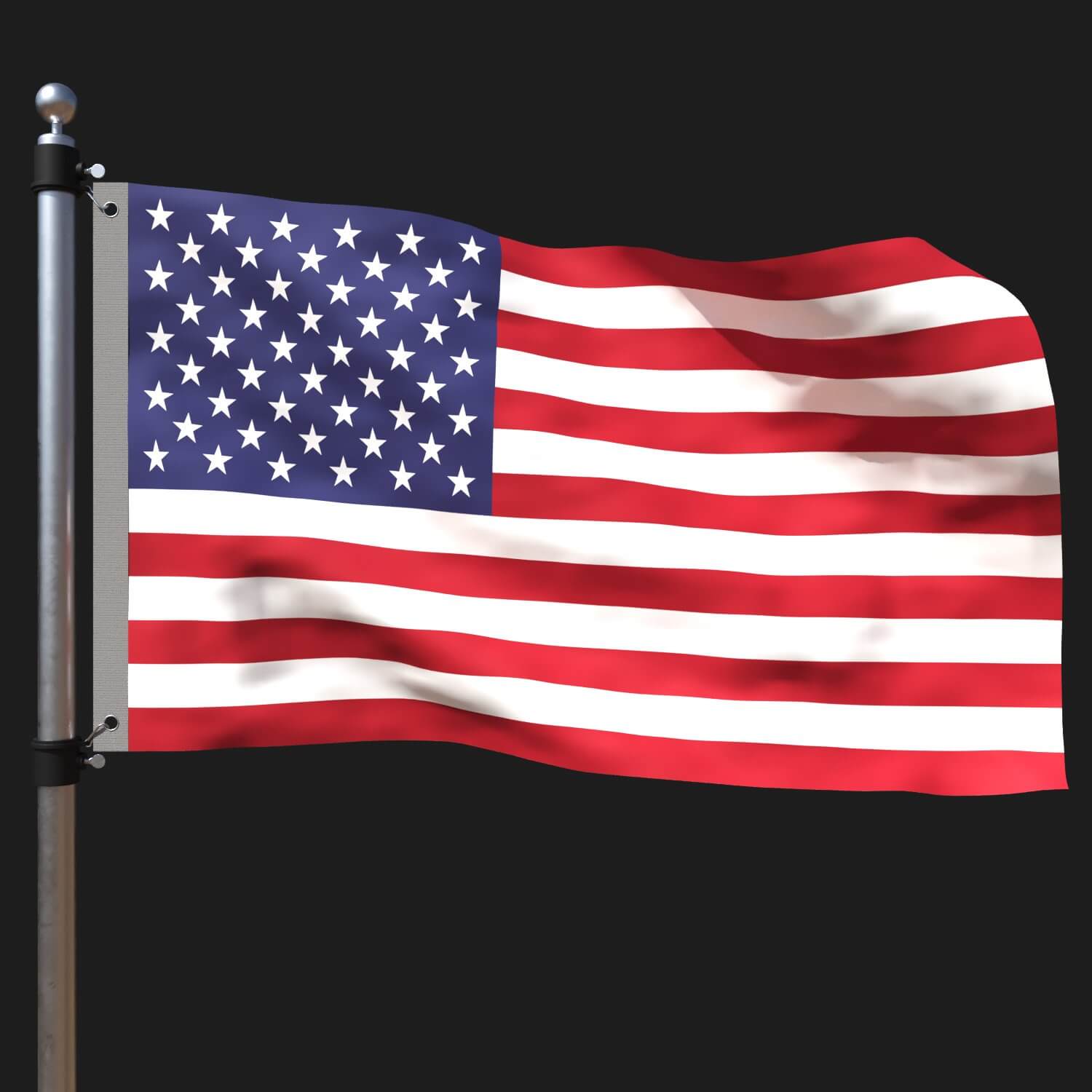 Flag of United States of America - 3D Model by ERTAN ZORLU