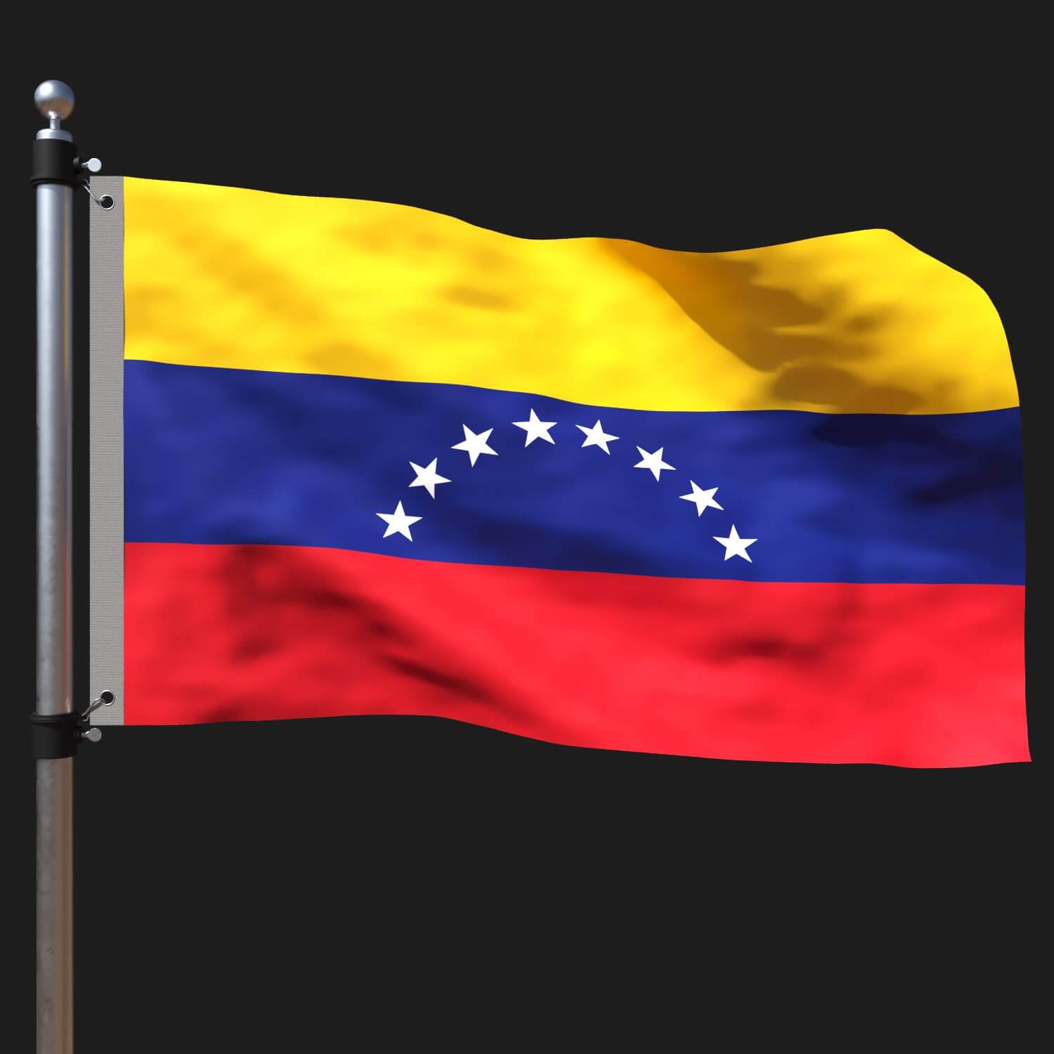 Flag of Venezuela - 3D Model by ERTAN ZORLU
