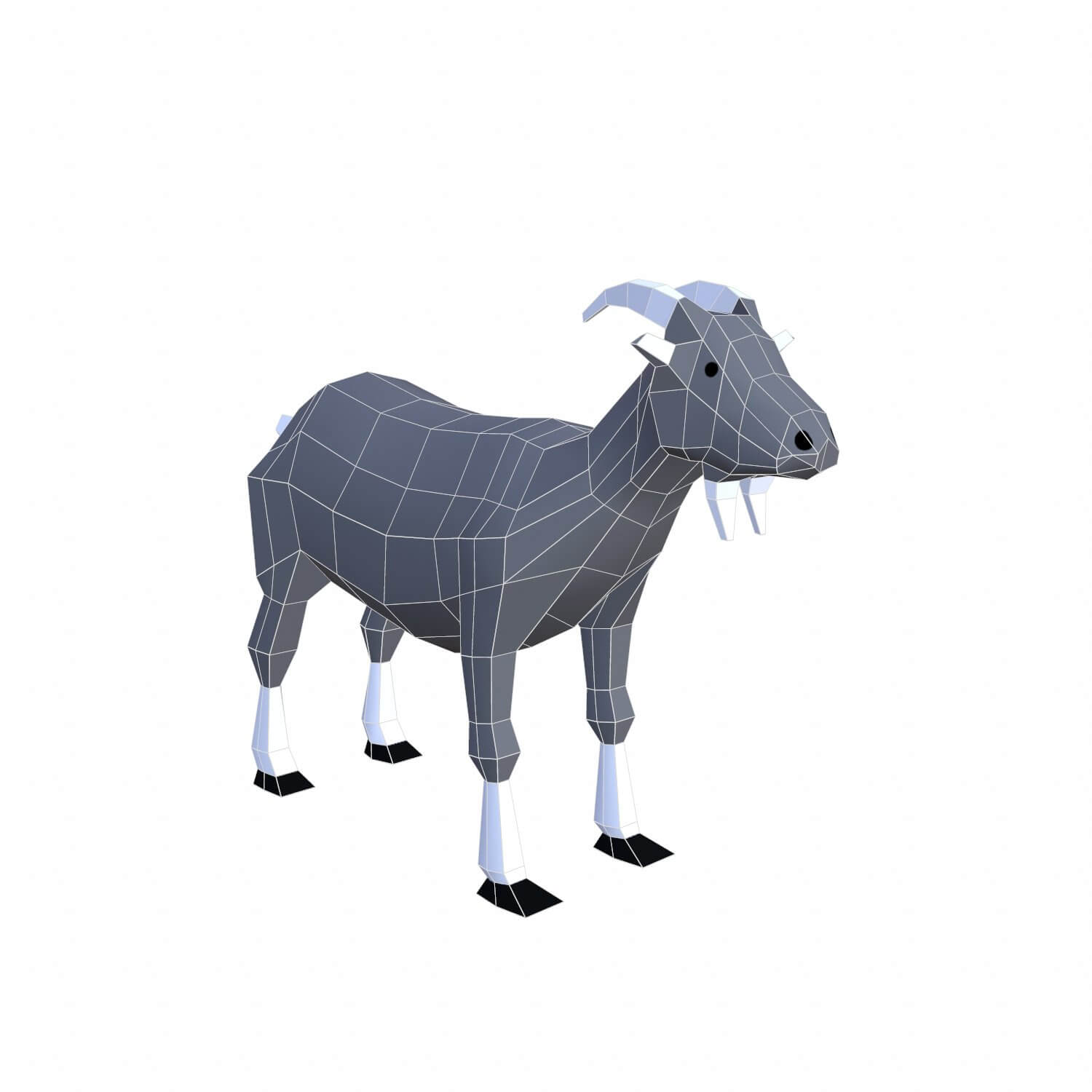 Goat Cartoon - 3D Model by ERTAN ZORLU