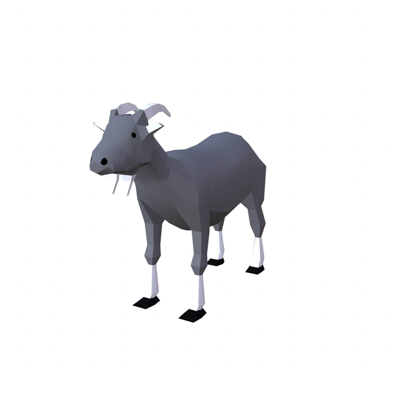 Goat Cartoon - 3D Model by ERTAN ZORLU