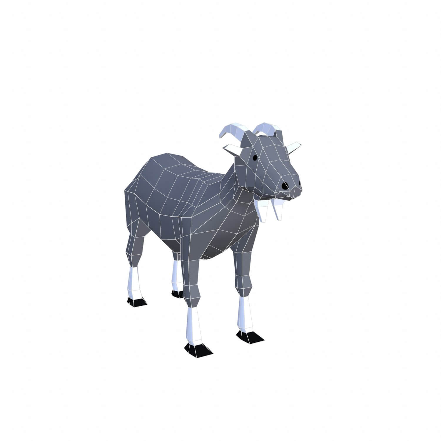 Goat Cartoon - 3D Model by ERTAN ZORLU