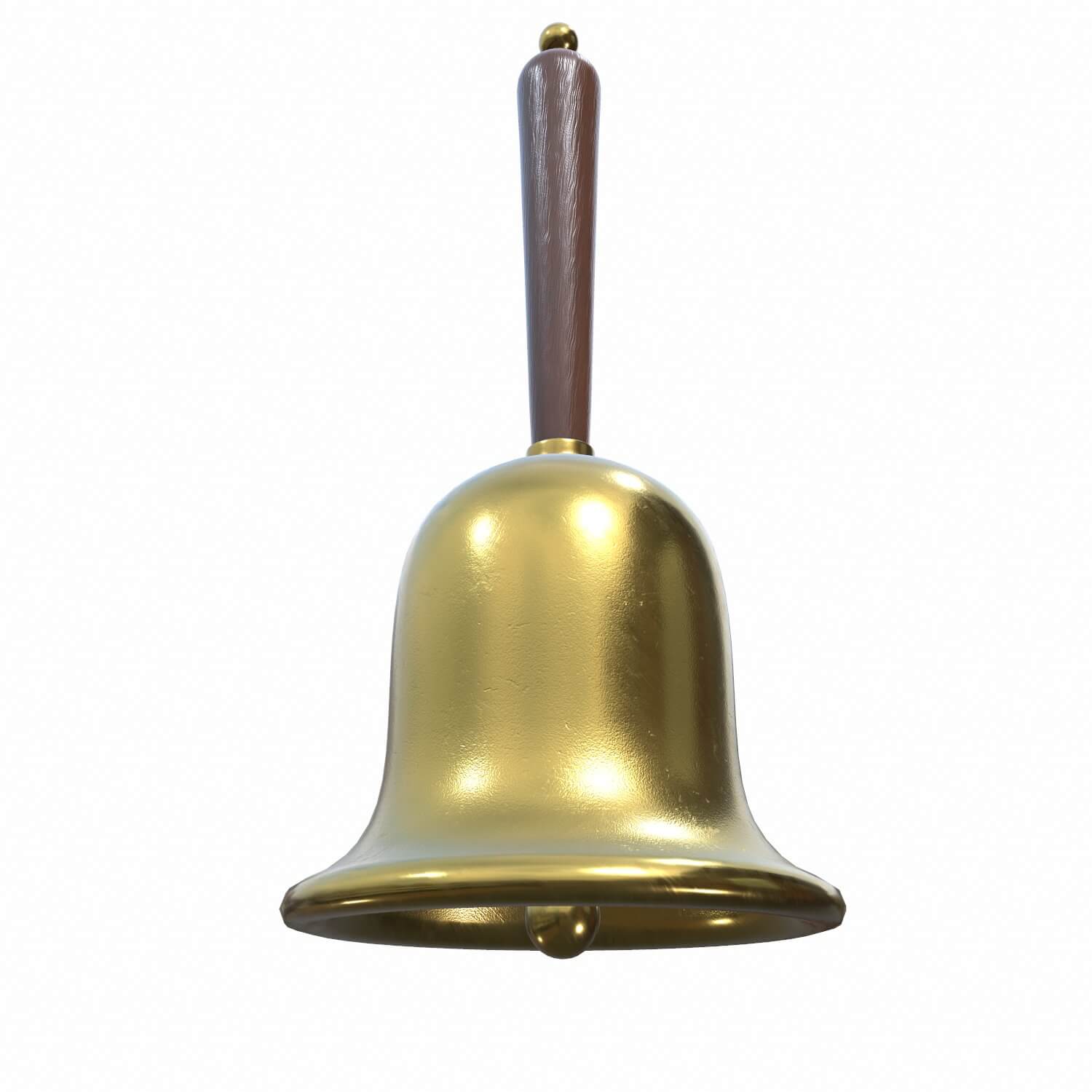 Gold Hand Bell - 3D Model by ERTAN ZORLU