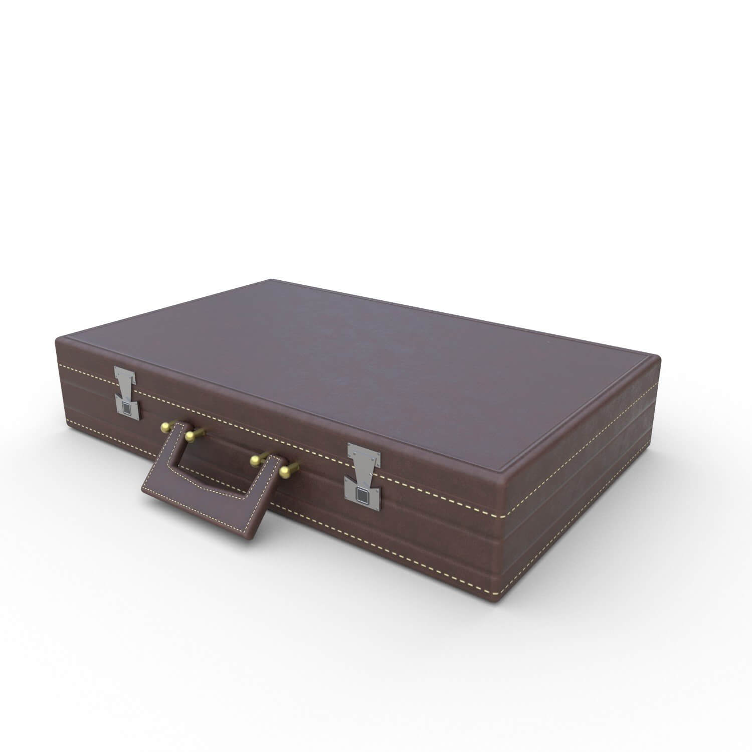 Leather Briefcase - 3D Model by ERTAN ZORLU