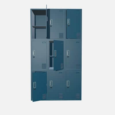 Locker Office - 03 3D Model by ERTAN ZORLU