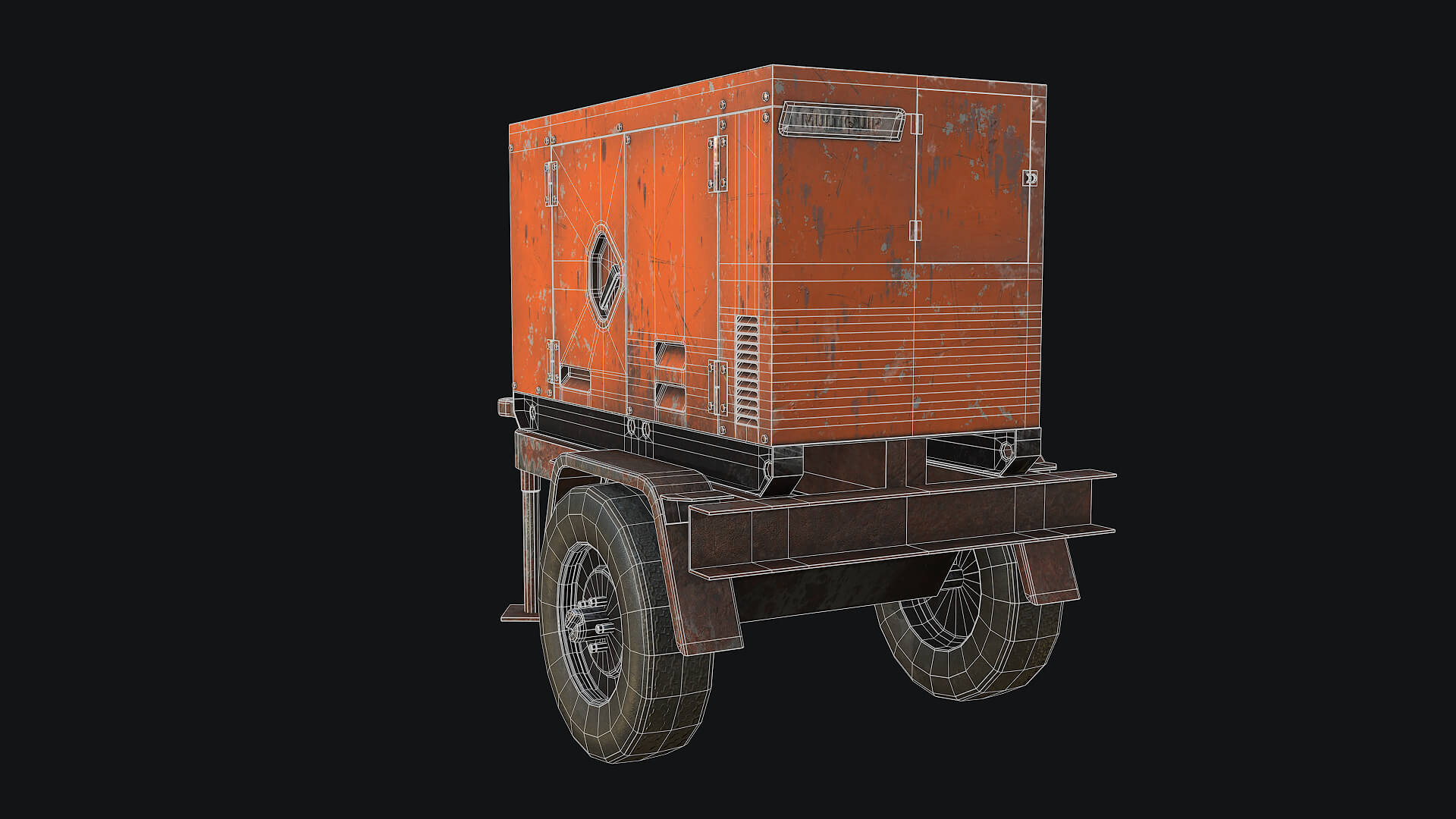 Mobile Diesel Generator 01 - 3D Model by ERTAN ZORLU