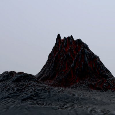 Stylized Mountain - 3D Model by ERTAN ZORLU