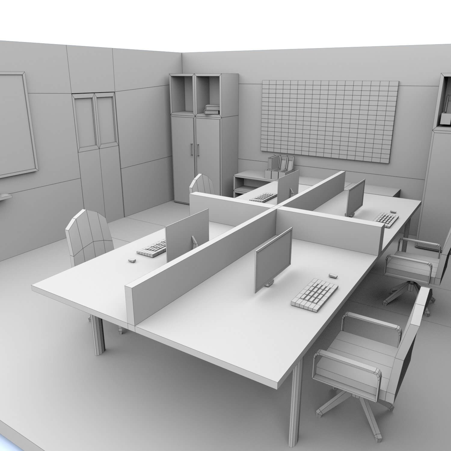 Office Cartoon 02 - 3D Model by ERTAN ZORLU