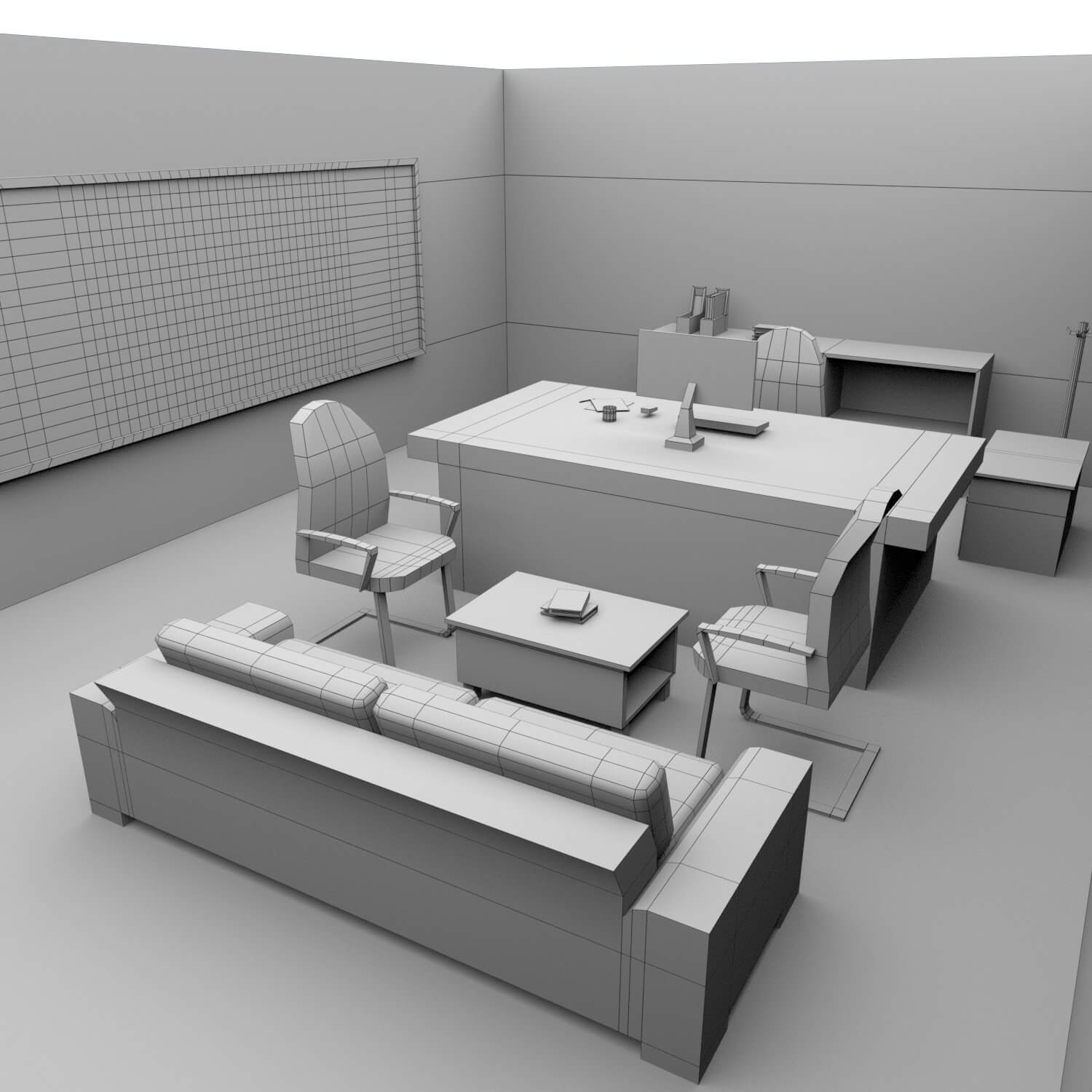 Office Cartoon 02 - 3D Model by ERTAN ZORLU