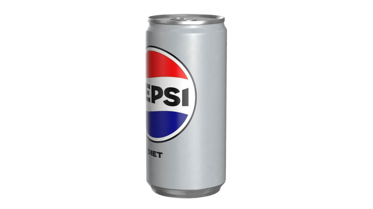 Pepsi Diet Drink Can Slim 190ml 01 - 3D Model by ERTAN ZORLU