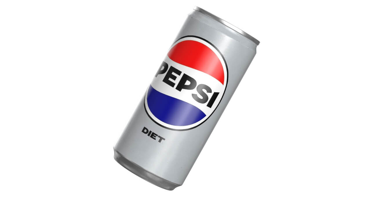 Pepsi Diet Drink Can Slim 190ml 01 - 3D Model by ERTAN ZORLU