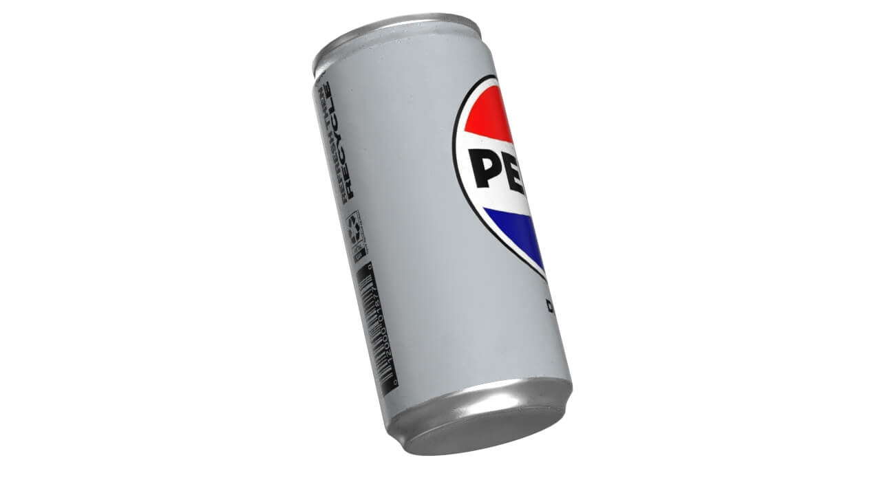 Pepsi Diet Drink Can Slim 190ml 01 - 3D Model by ERTAN ZORLU