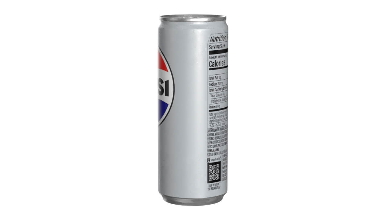 Pepsi Diet Drink Can Slim 250ml 02 - 3D Model by ERTAN ZORLU