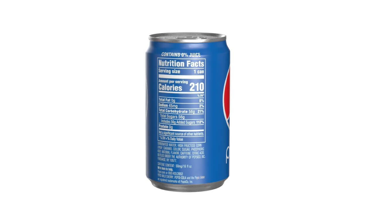 Pepsi Drink Can Sleek 200ml 03 - 3D Model by ERTAN ZORLU