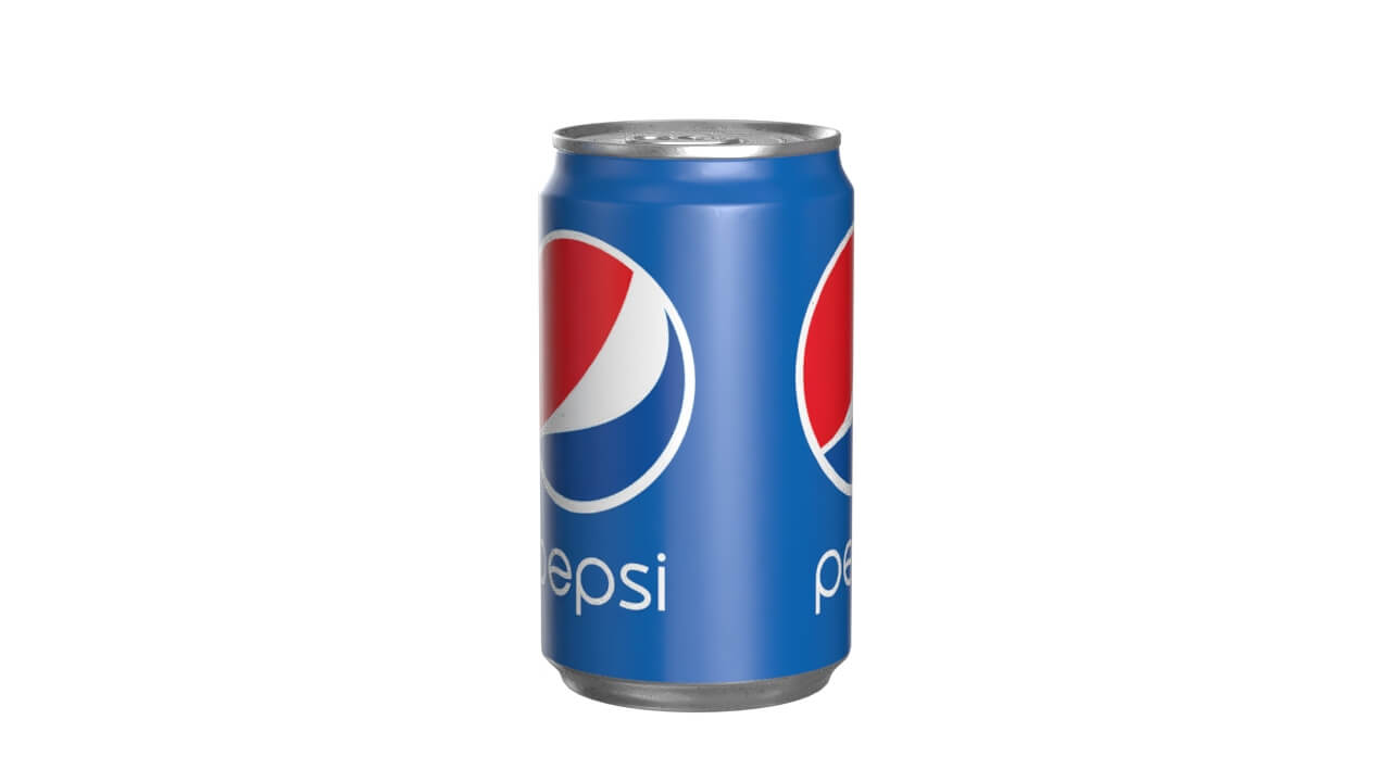 Pepsi Drink Can Sleek 200ml 03 - 3D Model by ERTAN ZORLU