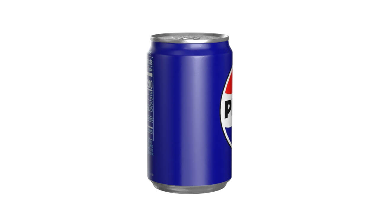 Pepsi Drink Can Sleek 200ml Pbr 03 - 3D Model by ERTAN ZORLU