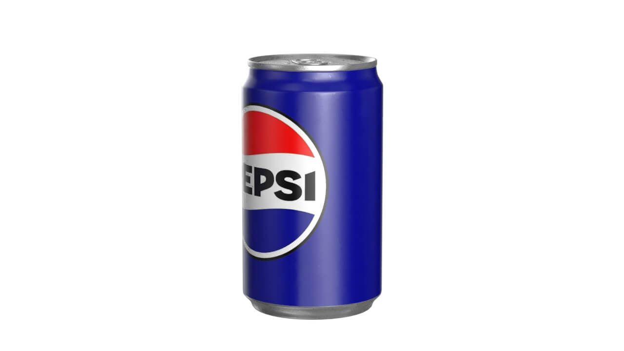 Pepsi Drink Can Sleek 200ml Pbr 03 - 3D Model by ERTAN ZORLU