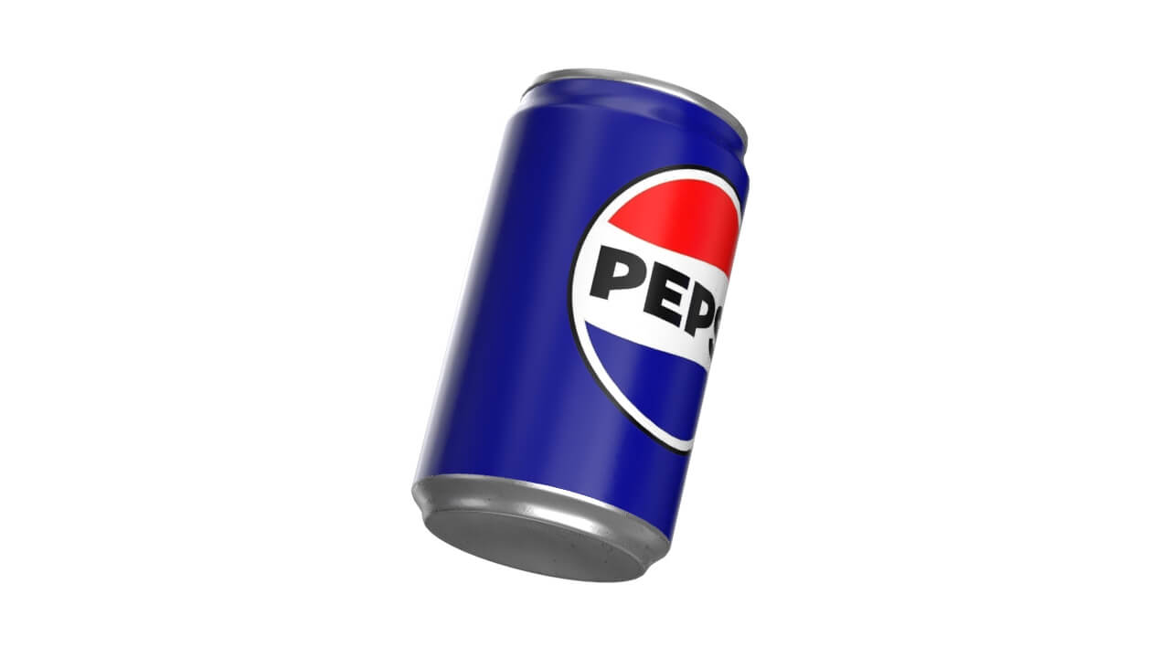 Pepsi Drink Can Sleek 200ml Pbr 03 - 3D Model by ERTAN ZORLU