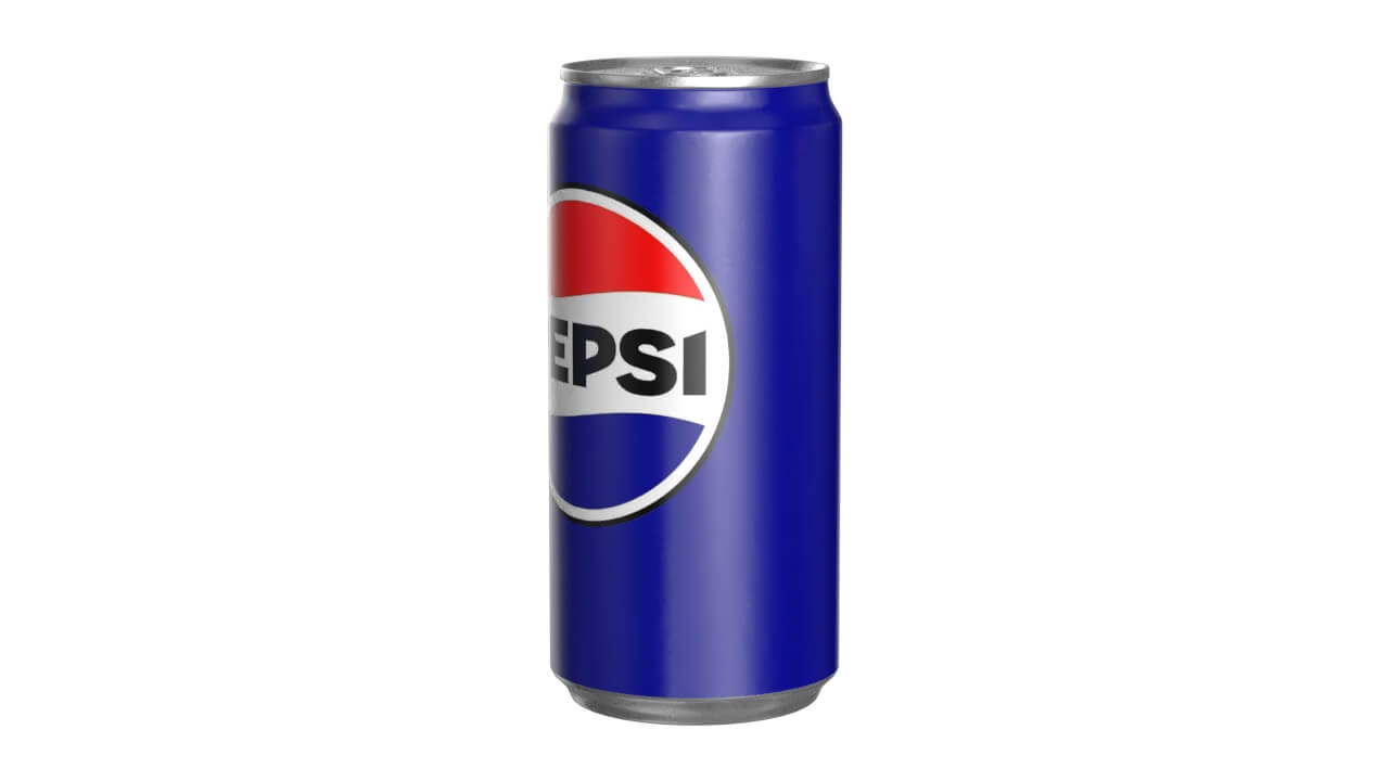Pepsi Drink Can Sleek 250ml Pbr 04 - 3D Model by ERTAN ZORLU