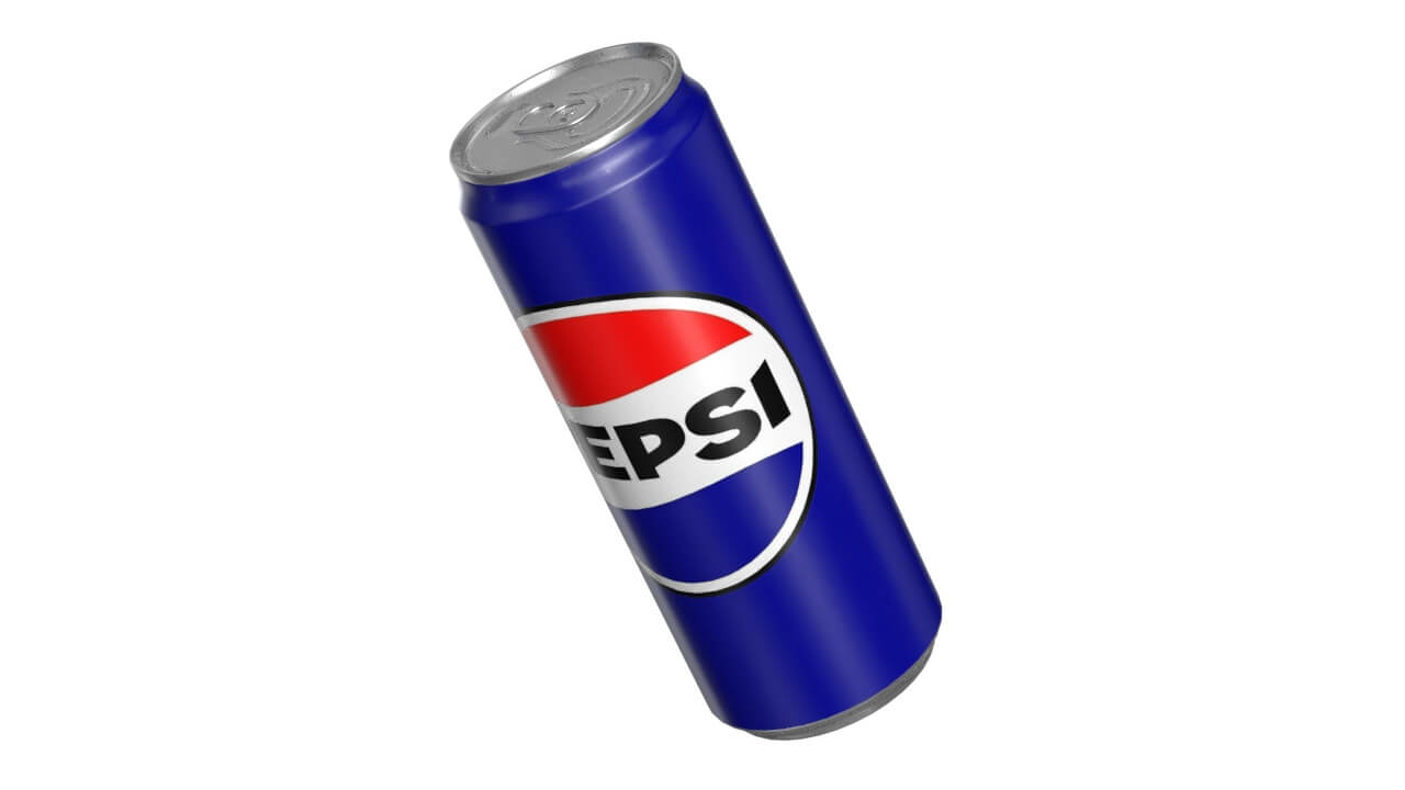 Pepsi Drink Can Sleek 330ml Pbr 07 - 3D Model by ERTAN ZORLU