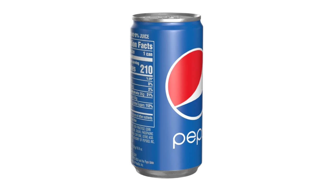 Pepsi Drink Can Slim 190ml 01 - 3D Model by ERTAN ZORLU