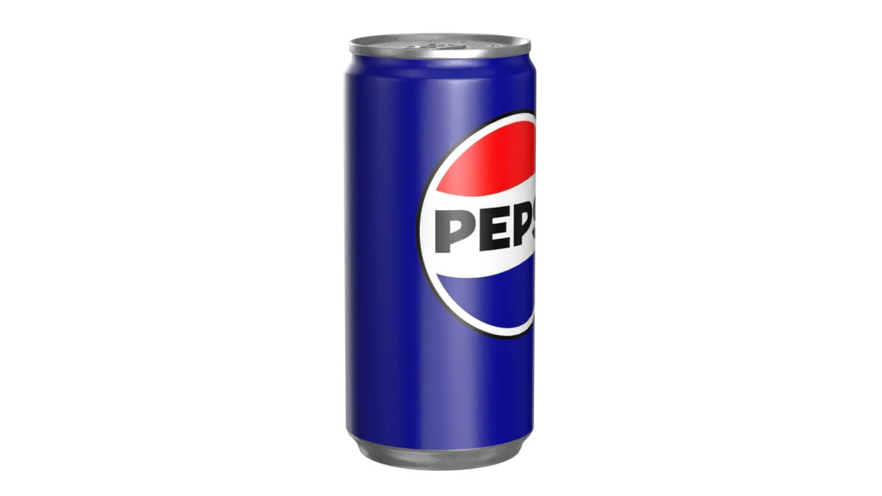 Pepsi Drink Can Slim 190ml Pbr 01 - 3D Model by ERTAN ZORLU