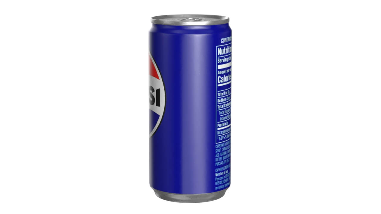Pepsi Drink Can Slim 190ml Pbr 01 - 3D Model by ERTAN ZORLU