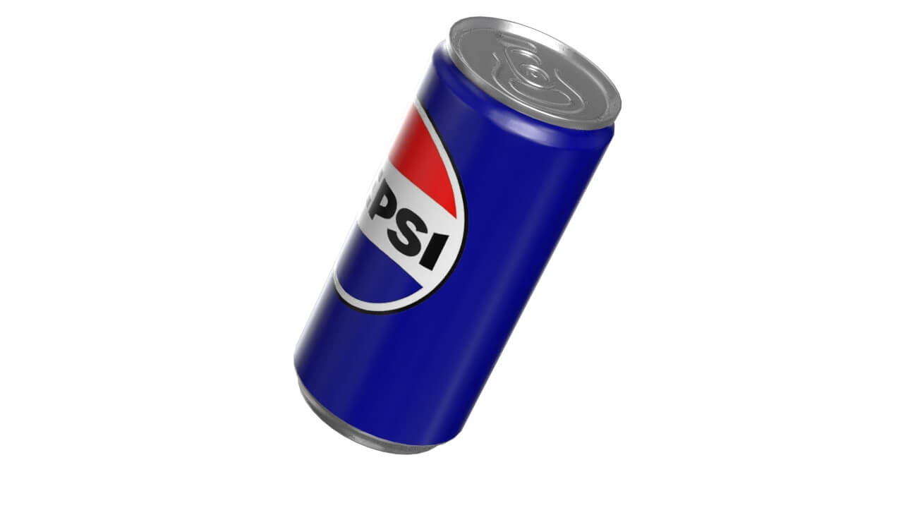 Pepsi Drink Can Slim 190ml Pbr 01 - 3D Model by ERTAN ZORLU