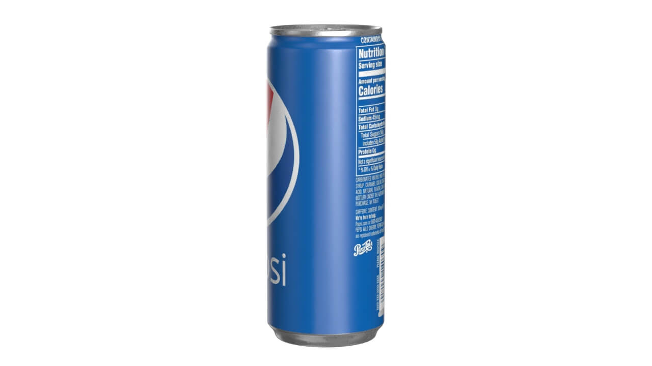 Pepsi Drink Can Slim 250ml 02 - 3D Model by ERTAN ZORLU