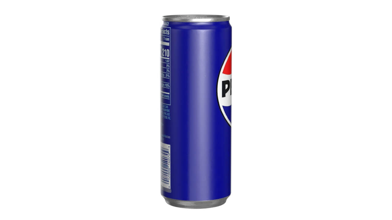 Pepsi Drink Can Slim 250ml Pbr 02 - 3D Model by ERTAN ZORLU