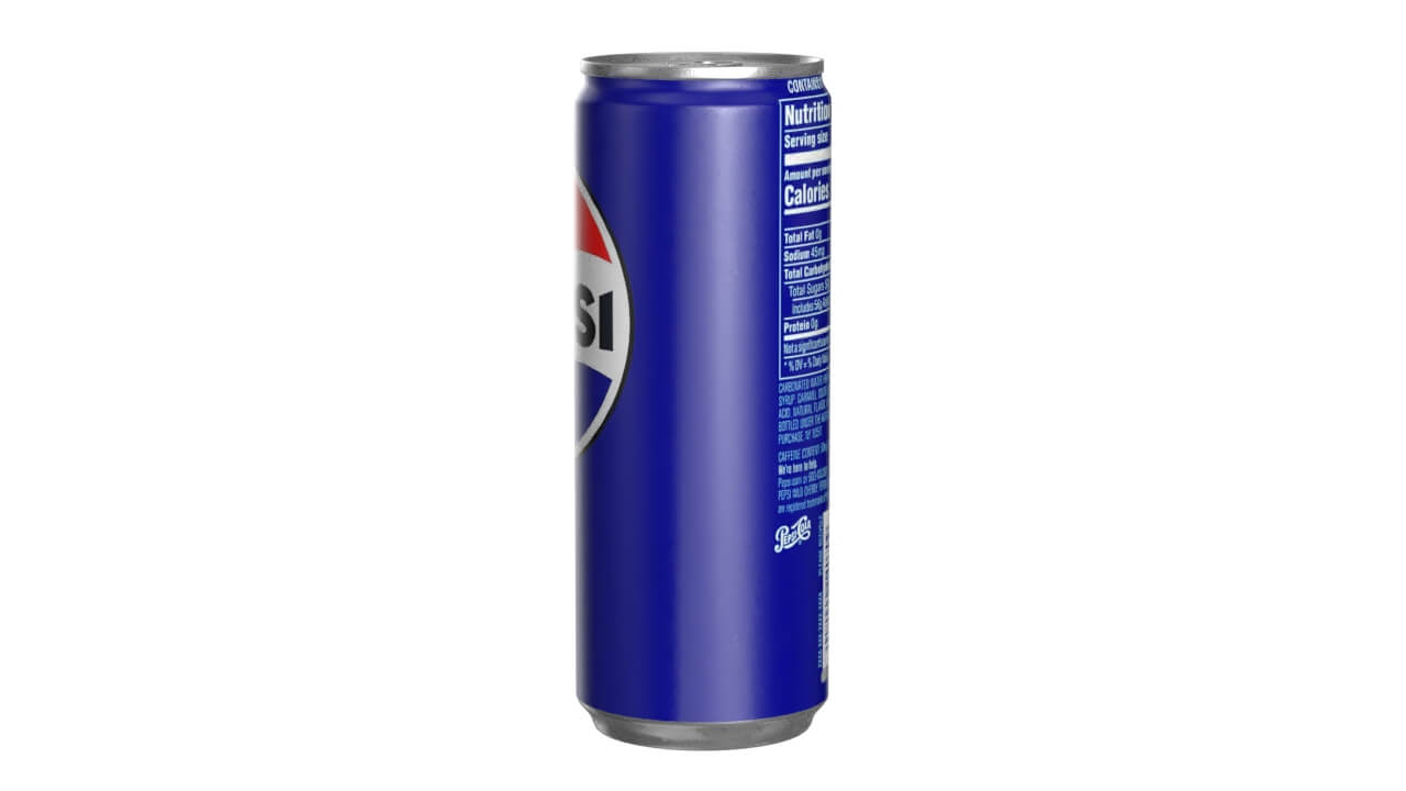 Pepsi Drink Can Slim 250ml Pbr 02 - 3D Model by ERTAN ZORLU