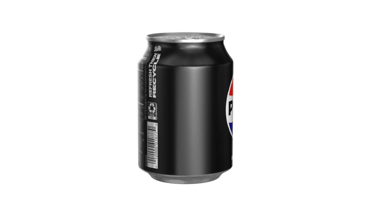 Pepsi Zero Drink Can 250ml 09 - 3D Model by ERTAN ZORLU