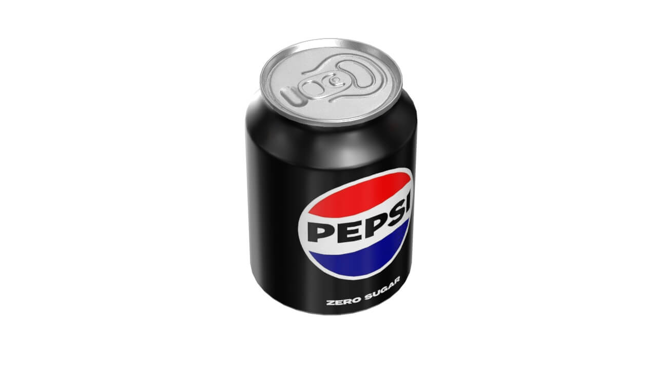 Pepsi Zero Drink Can 250ml 09 - 3D Model by ERTAN ZORLU