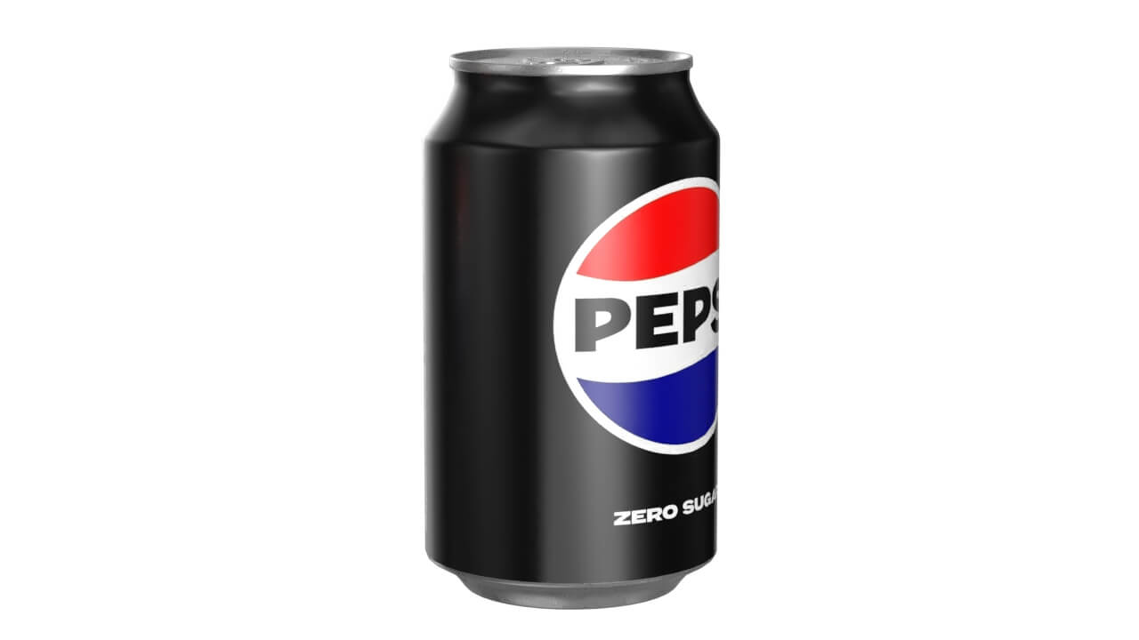 Pepsi Zero Drink Can 330ml 10 - 3D Model by ERTAN ZORLU