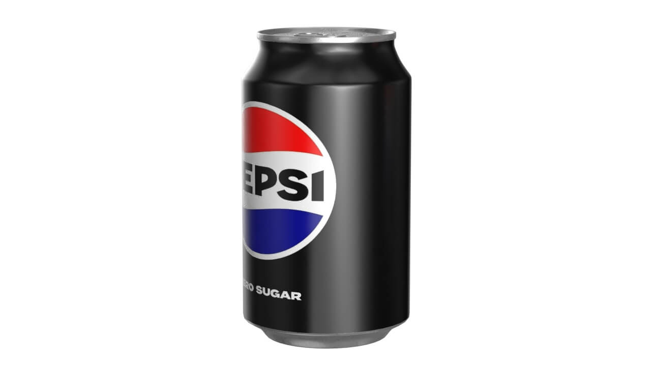 Pepsi Zero Drink Can 330ml 10 - 3D Model by ERTAN ZORLU