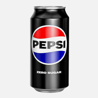 Pepsi Zero Drink Can 375ml 12 - 3D Model by ERTAN ZORLU